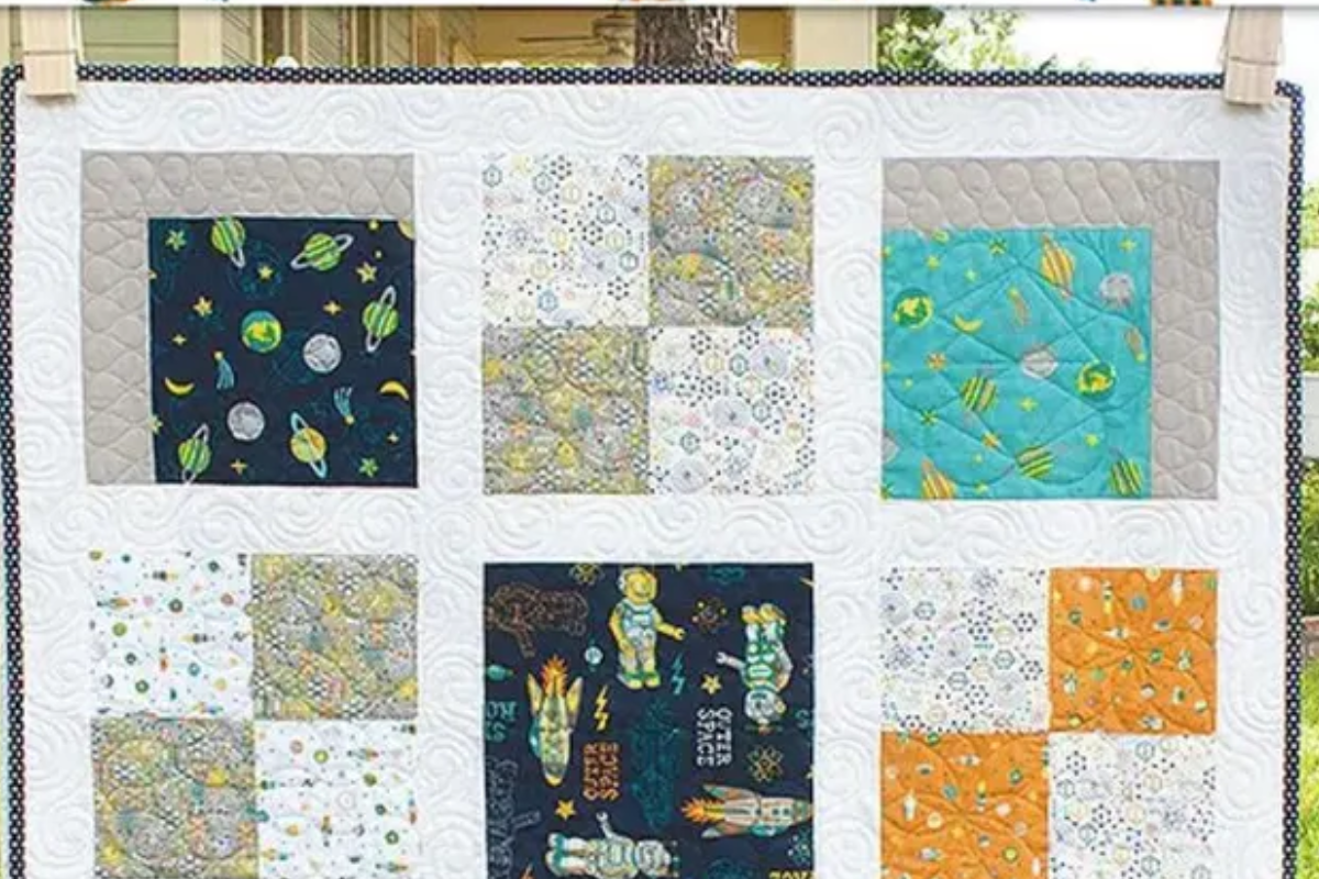 Easy 4 Patch Quilt Pattern - Quilt Binding Calculator