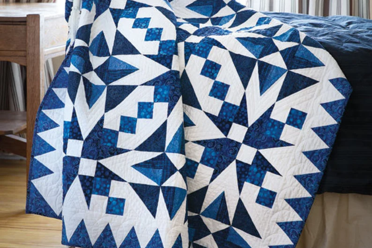 Blue Quilt Pattern Ideas - Quilt Binding Calculator