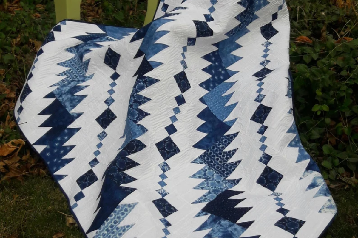 Blue Quilt Pattern Ideas - Quilt Binding Calculator